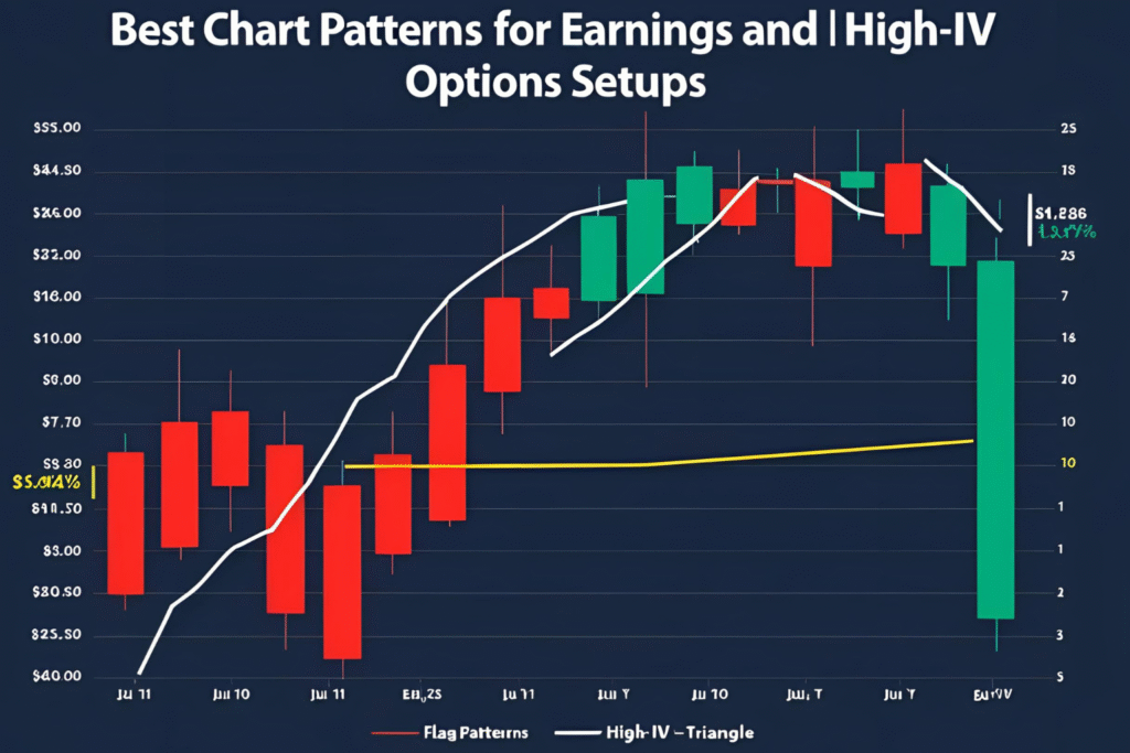 Best Chart Patterns for Earnings and High IV Options Setups